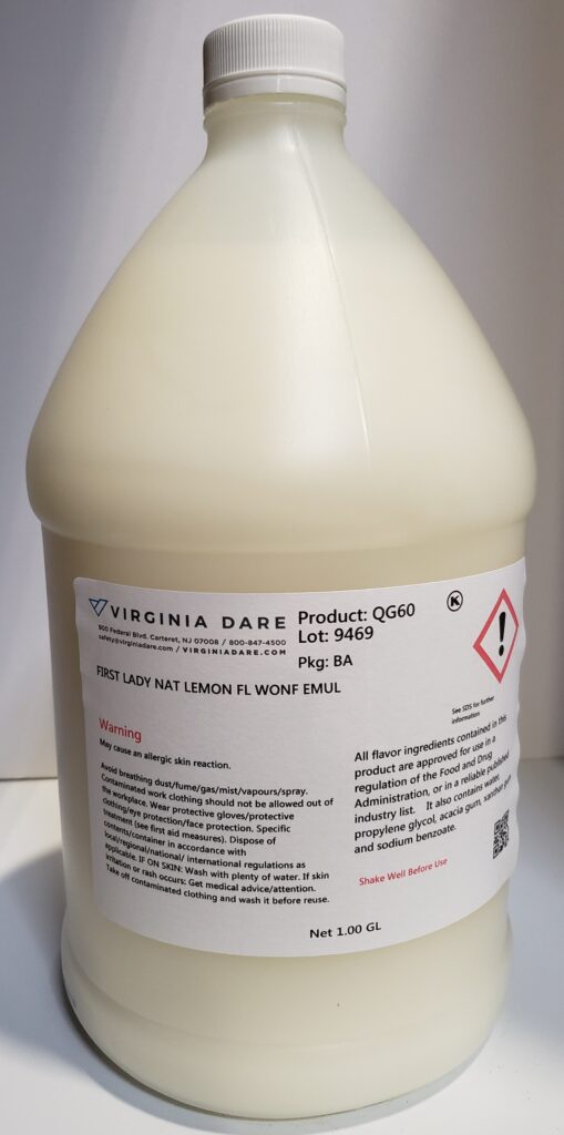VD Lemon Emulsion No Color QG60 Gal – Dingman's Dairy