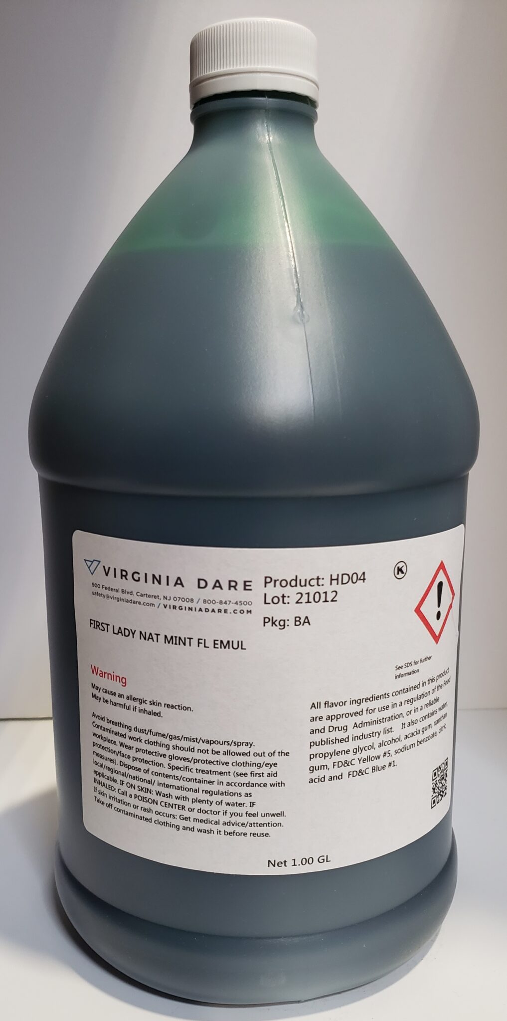 VD Mint Emulsion With Color HD04 Gal – Dingman's Dairy