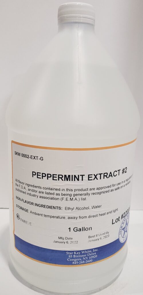 Peppermint Extract #2 Natural No Color Gal – Dingman's Dairy