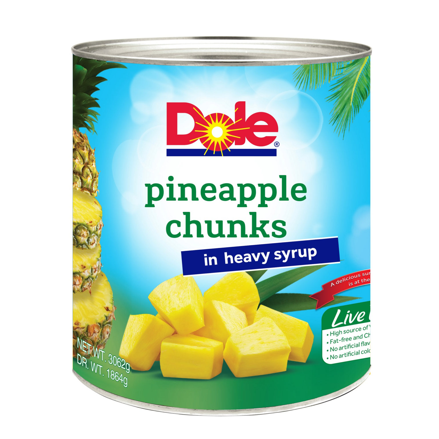 Dole Pineapple Small Chunk Heavy Syrup 6 – Dingman's Dairy